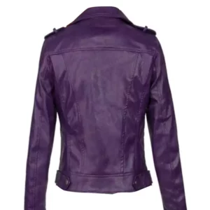 Womens Purple Jacket | Purple Leather Jacket | Purple Jacket
