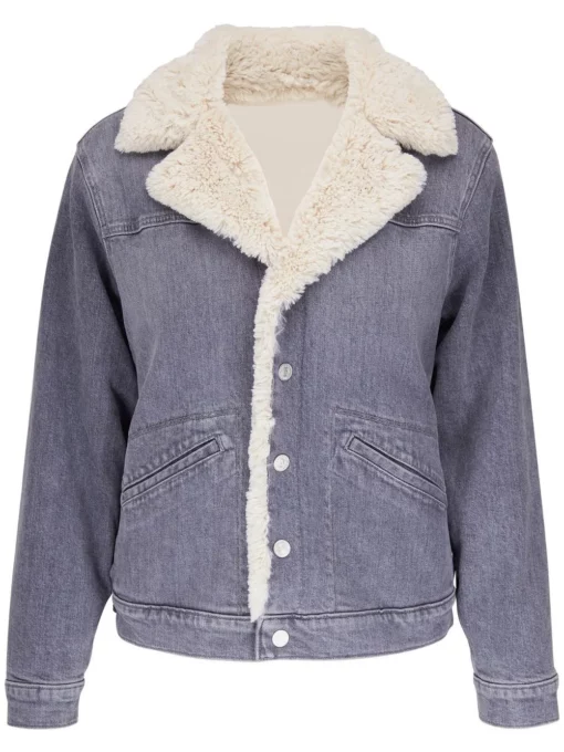Womens Denim Fur Jacket | Women Winter Fur Jacket
