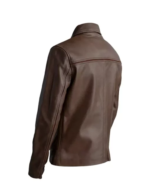 Mystical Pullup Brown Leather Jacket | Mystical Black Jacket