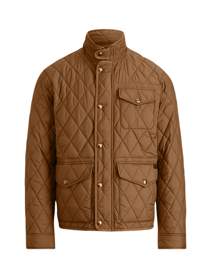 Brown Quilted Jacket For Men | Men Quilted Jacket
