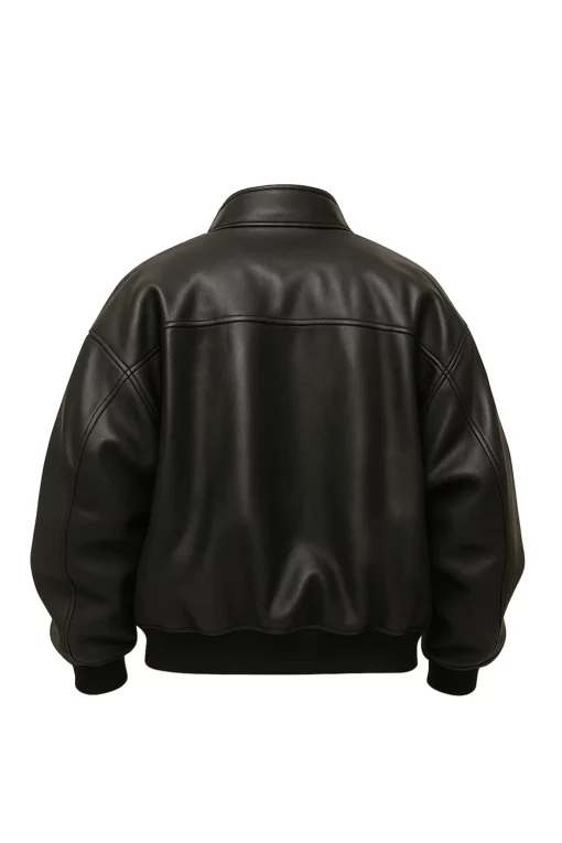 Men’s Premium Black Bomber Oversized Jacket | Black Jacket