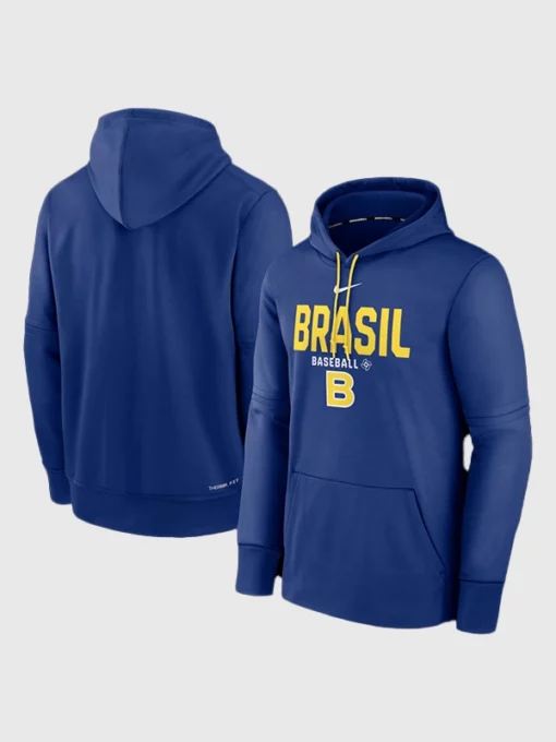 Brazil 2026 World Baseball Classic Blue Hoodie