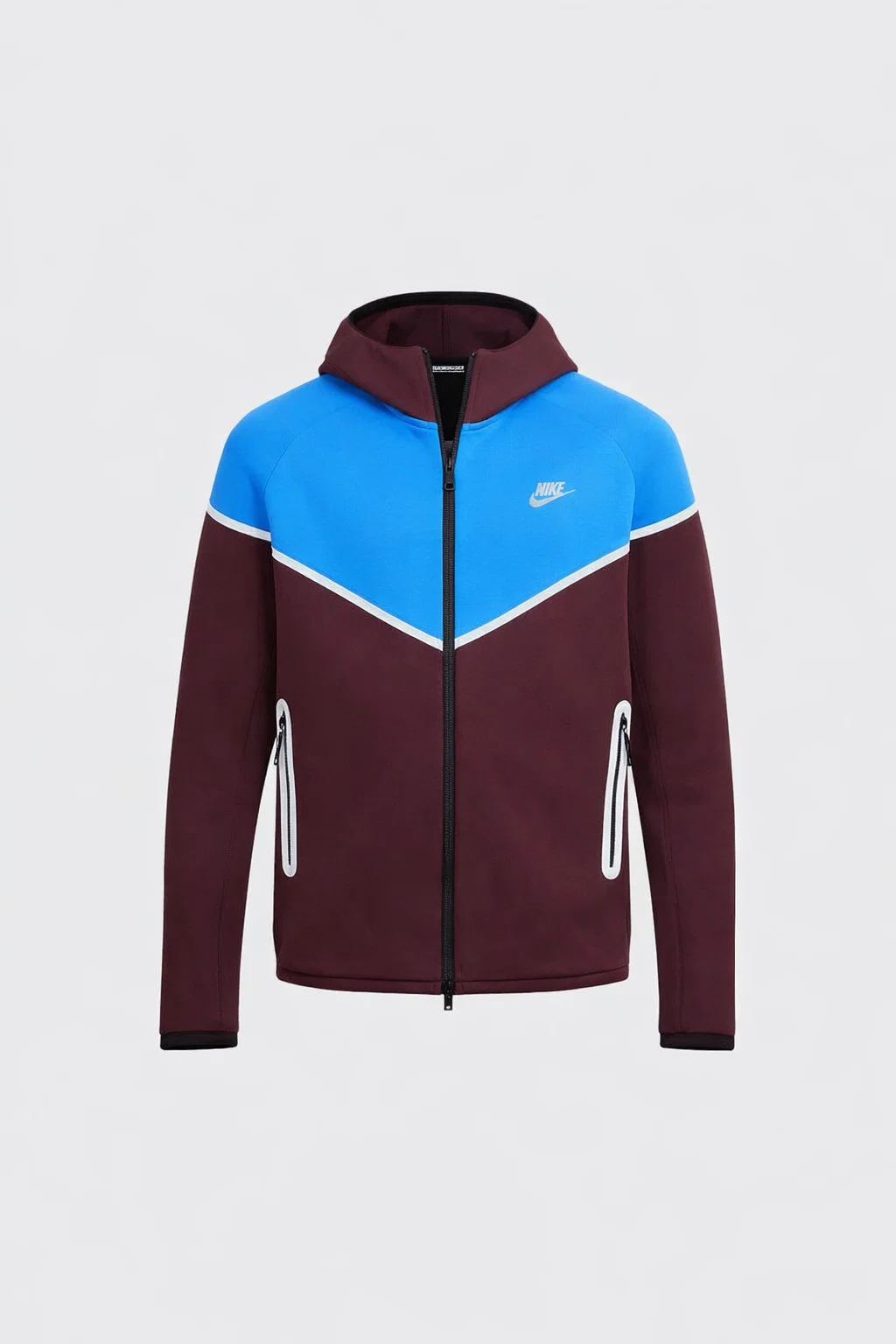 Nike Tech Windrunner Burgundy Reflective Jacket