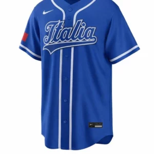Italy World Baseball Classic 2026 Nike Blue Home Jersey